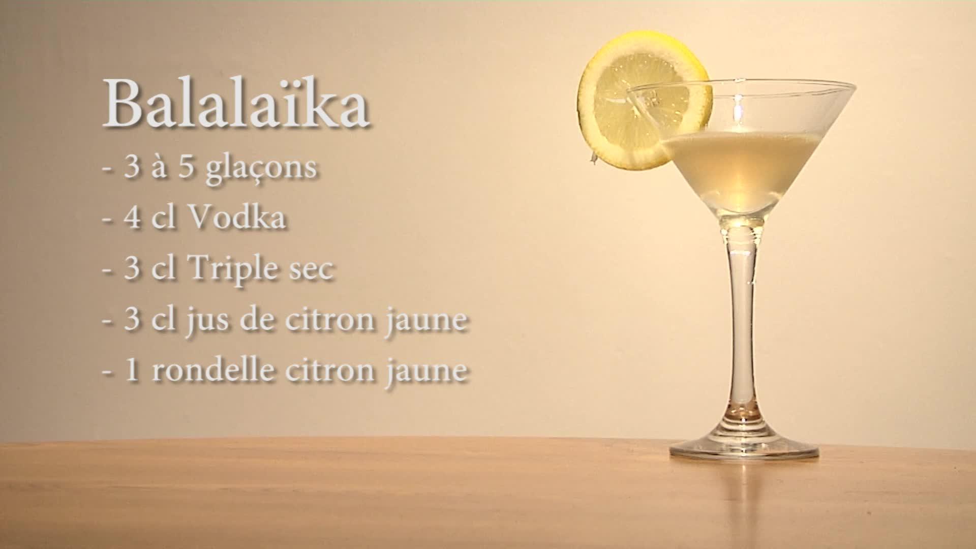 Cocktail BALALAÏKA : recette + photos – Boxatruc